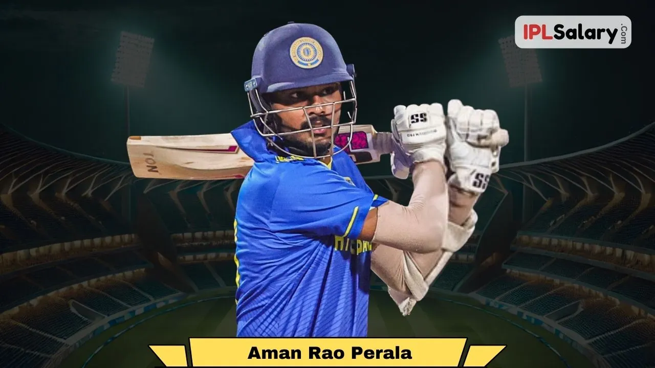 Aman Rao Perala IPL Salary 2026: Earnings, Net Worth and Auction Price