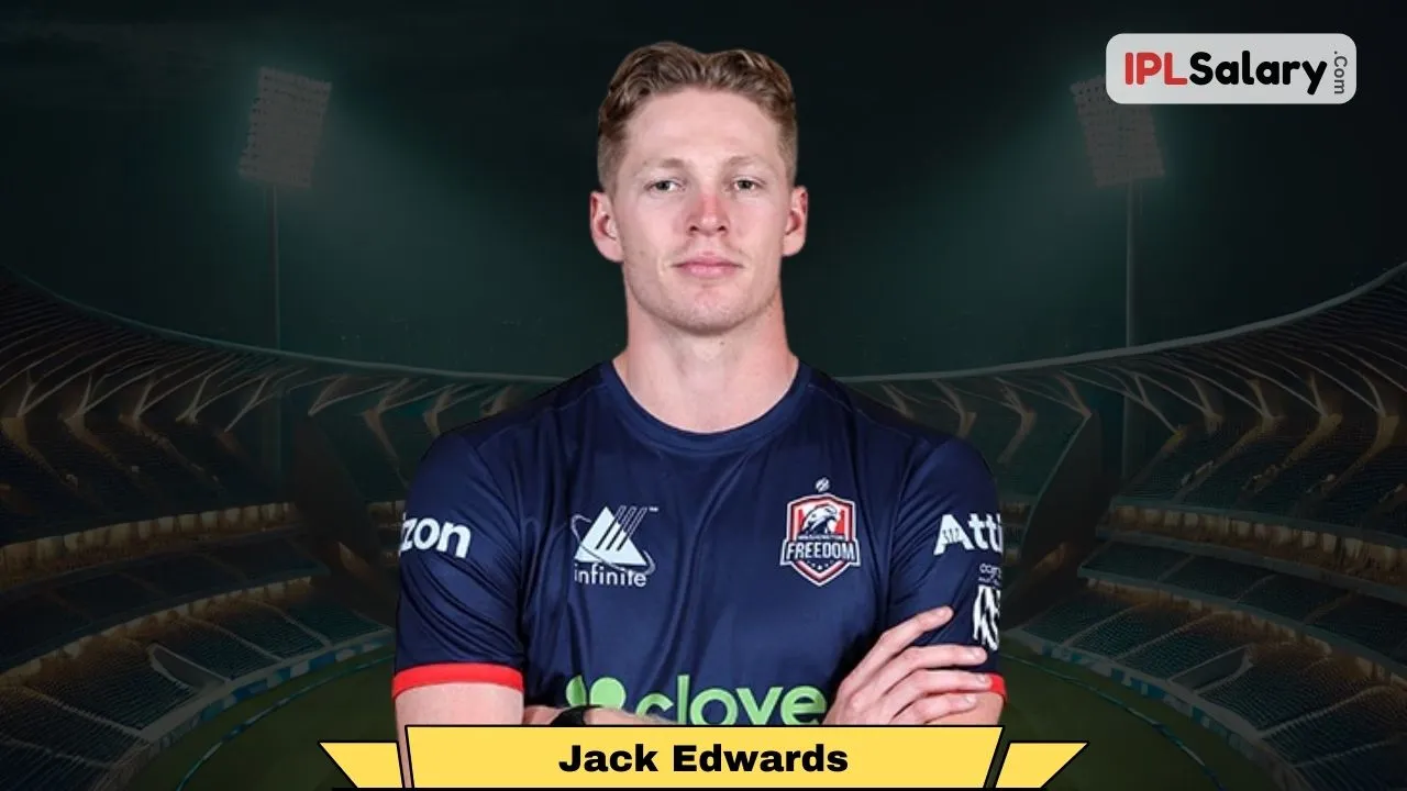 Jack Edwards IPL Salary 2026: Earnings, Net Worth and Auction Price