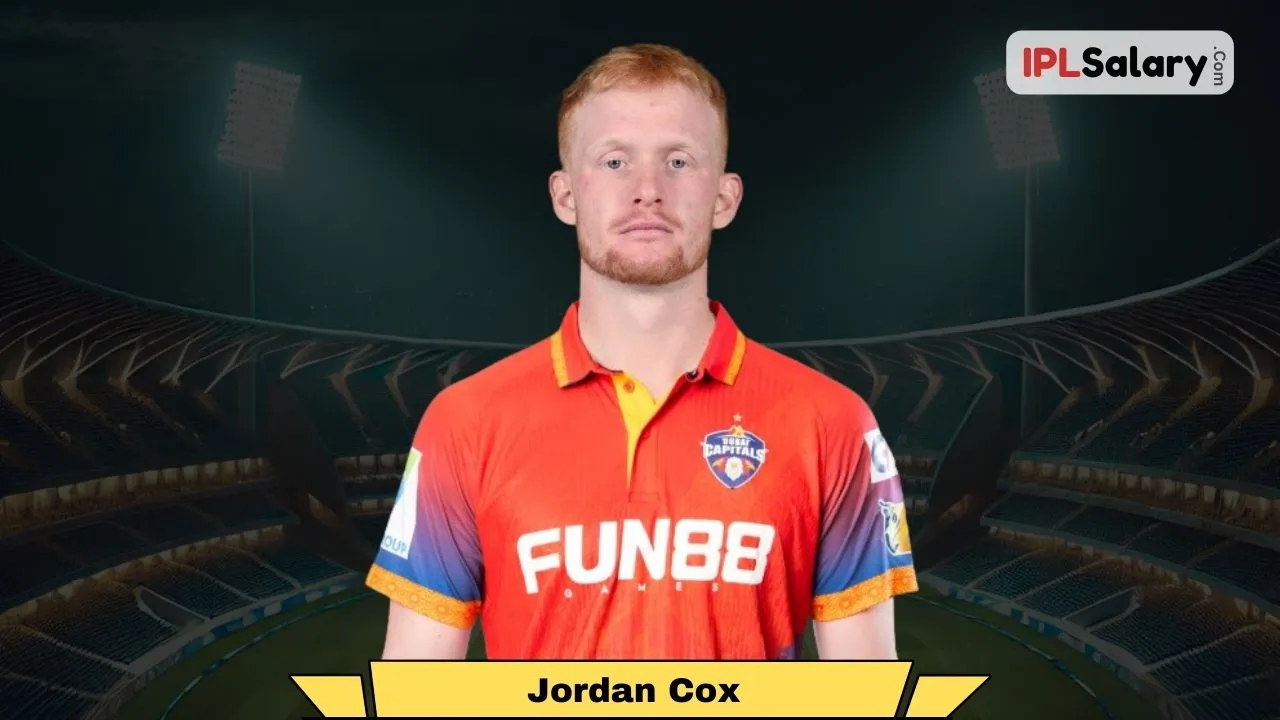 Jordan Cox IPL Salary 2026: Earnings, Net Worth and Auction Price