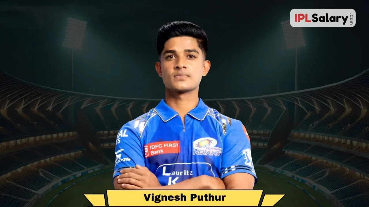 Vignesh Puthur IPL Salary 2026: Earnings, Net Worth and Auction Price