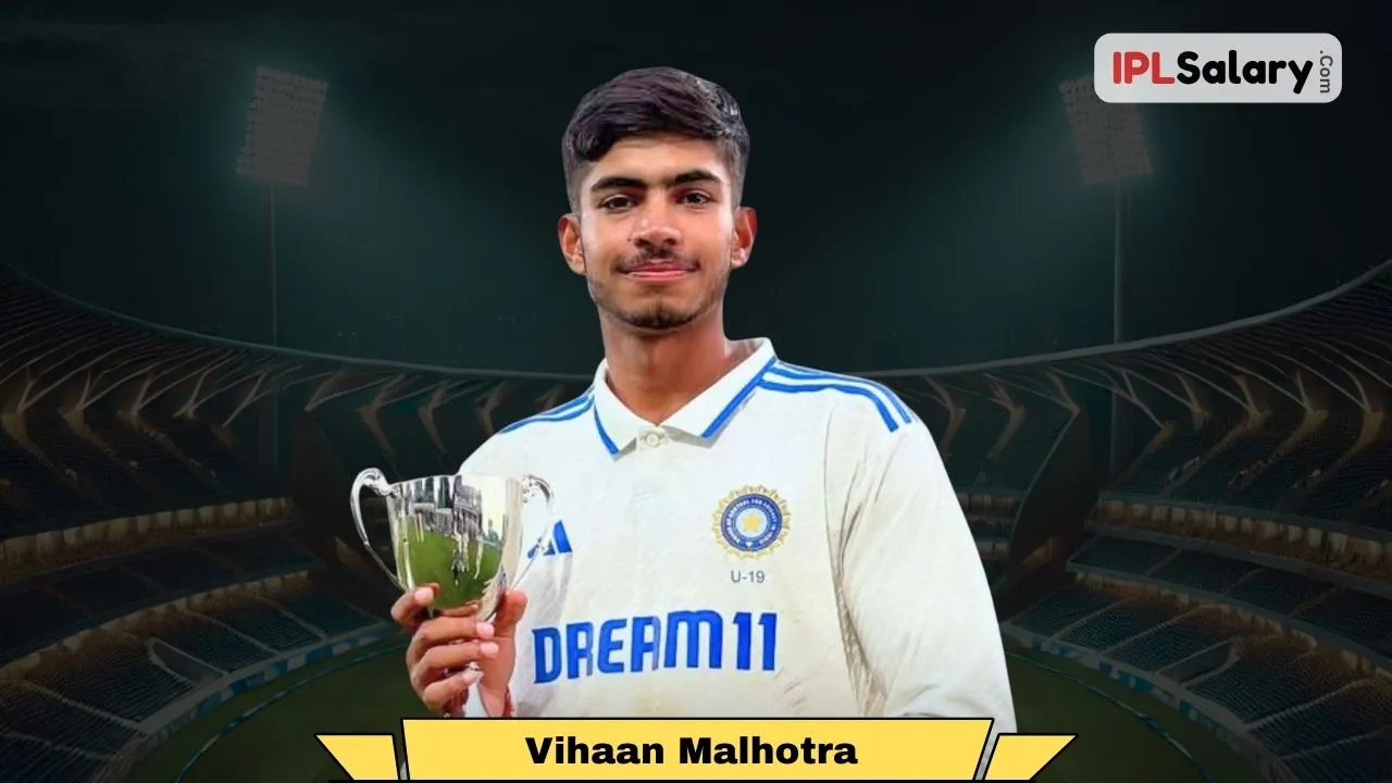 Vihaan Malhotra IPL Salary 2026: Earnings, Net Worth and Auction Price