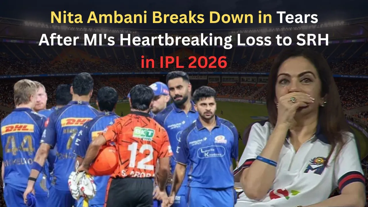Nita Ambani Breaks Down in Tears After MI's Heartbreaking Loss to SRH ...